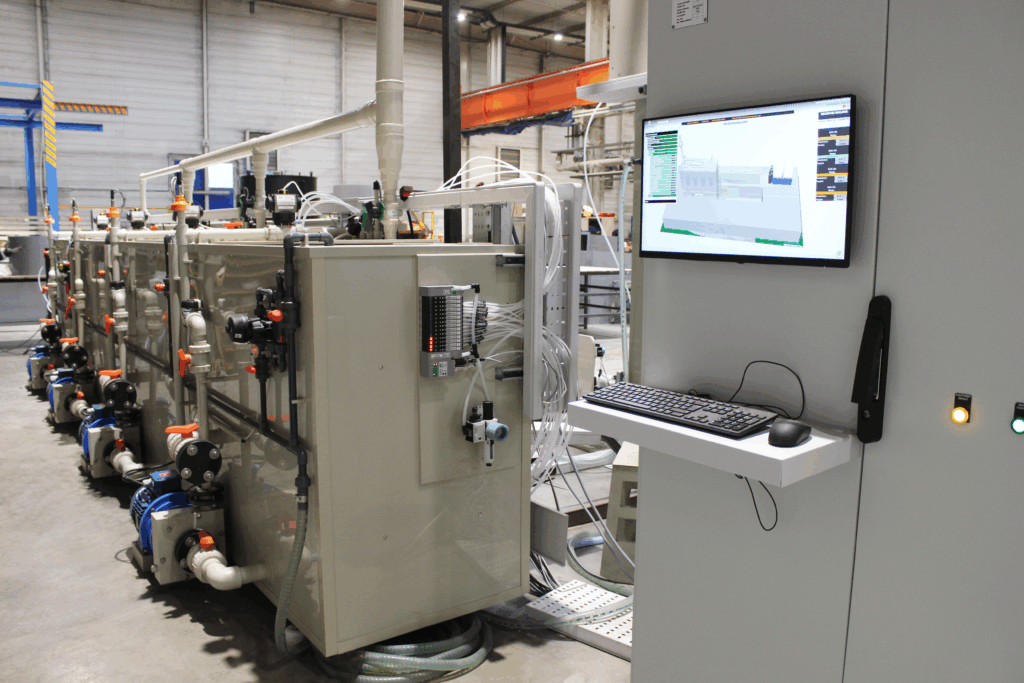 AUTOMATIC STAINLESS STEEL PICKLING MACHINES - Corelec Equipements