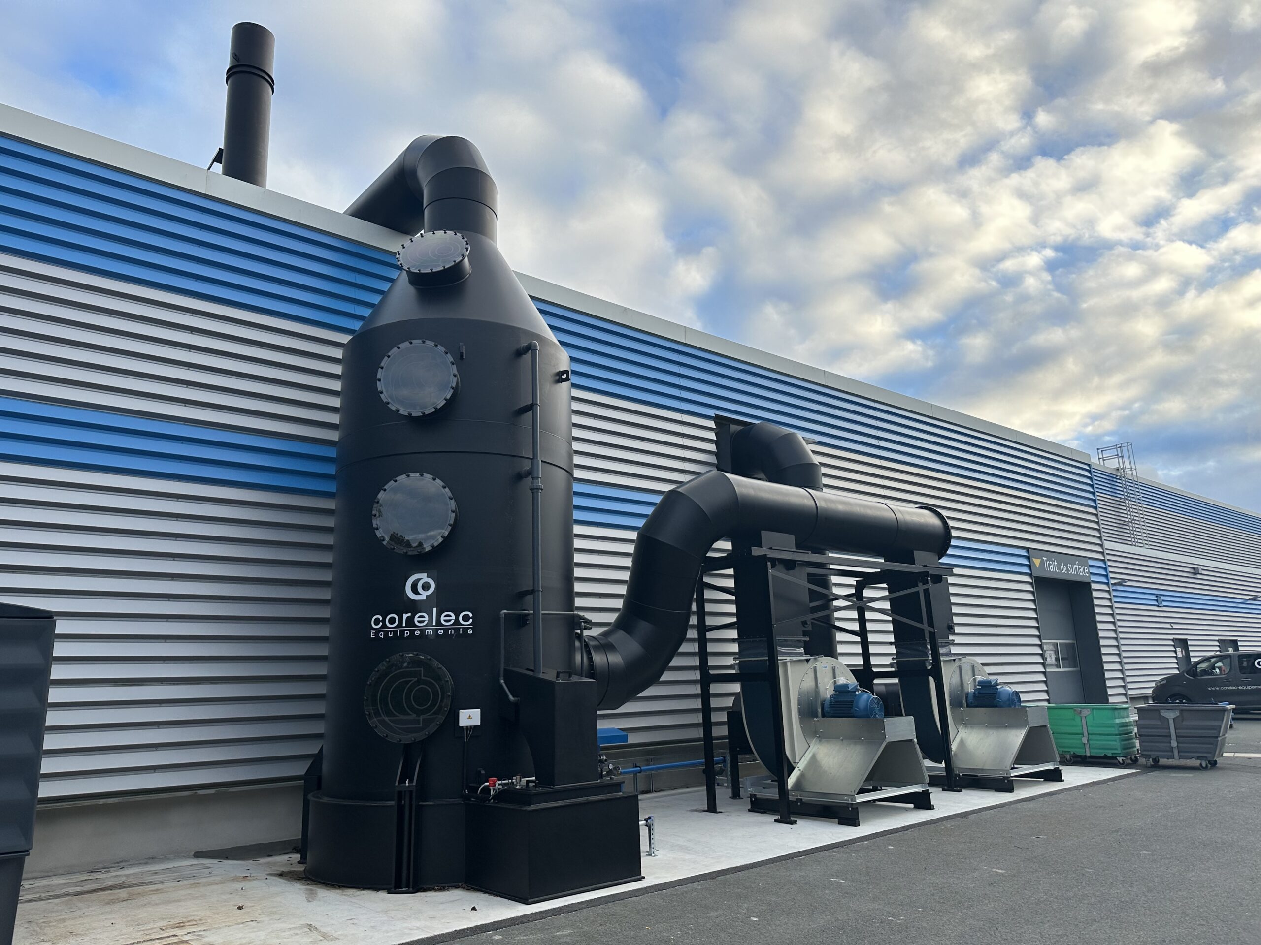NEW FACILITY WITH A FOCUS ON GAS WASTE TREATMENT - Corelec Equipements